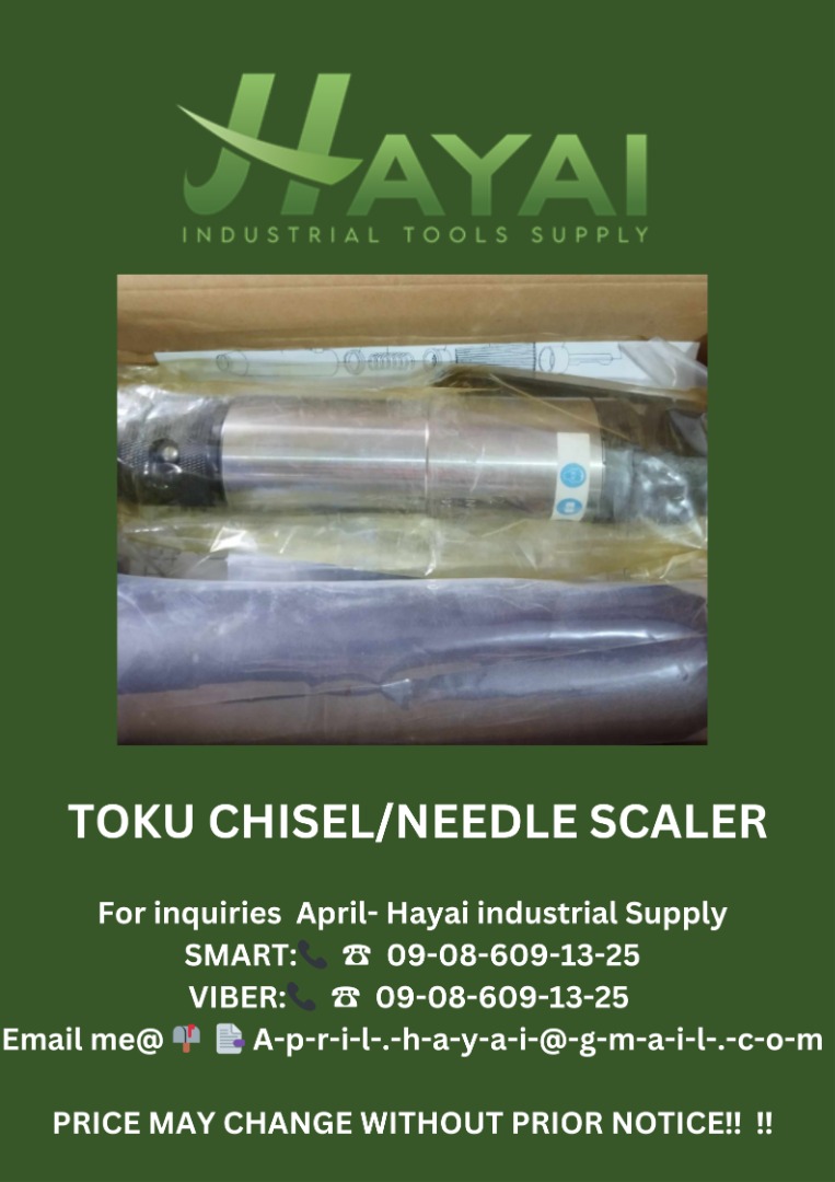 Toku chisel/needle scaler, Commercial & Industrial, Construction Tools ...
