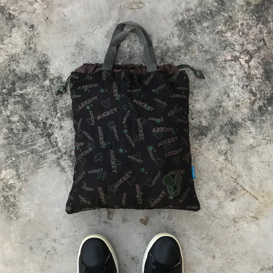 Totebag DISNEY MICKEY Second original | tas serut disnep, Fesyen Wanita ...