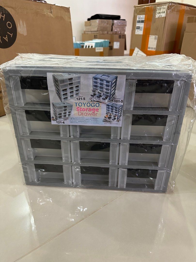 Toyogo 4-tier drawer storage, Furniture & Home Living, Home Improvement ...