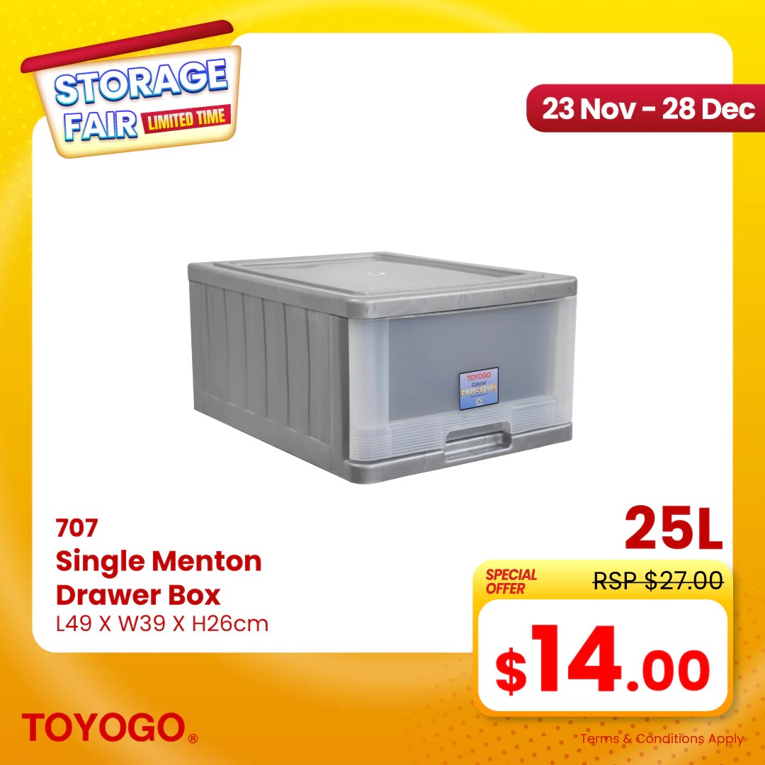 Toyogo box white, Furniture & Home Living, Home Improvement ...