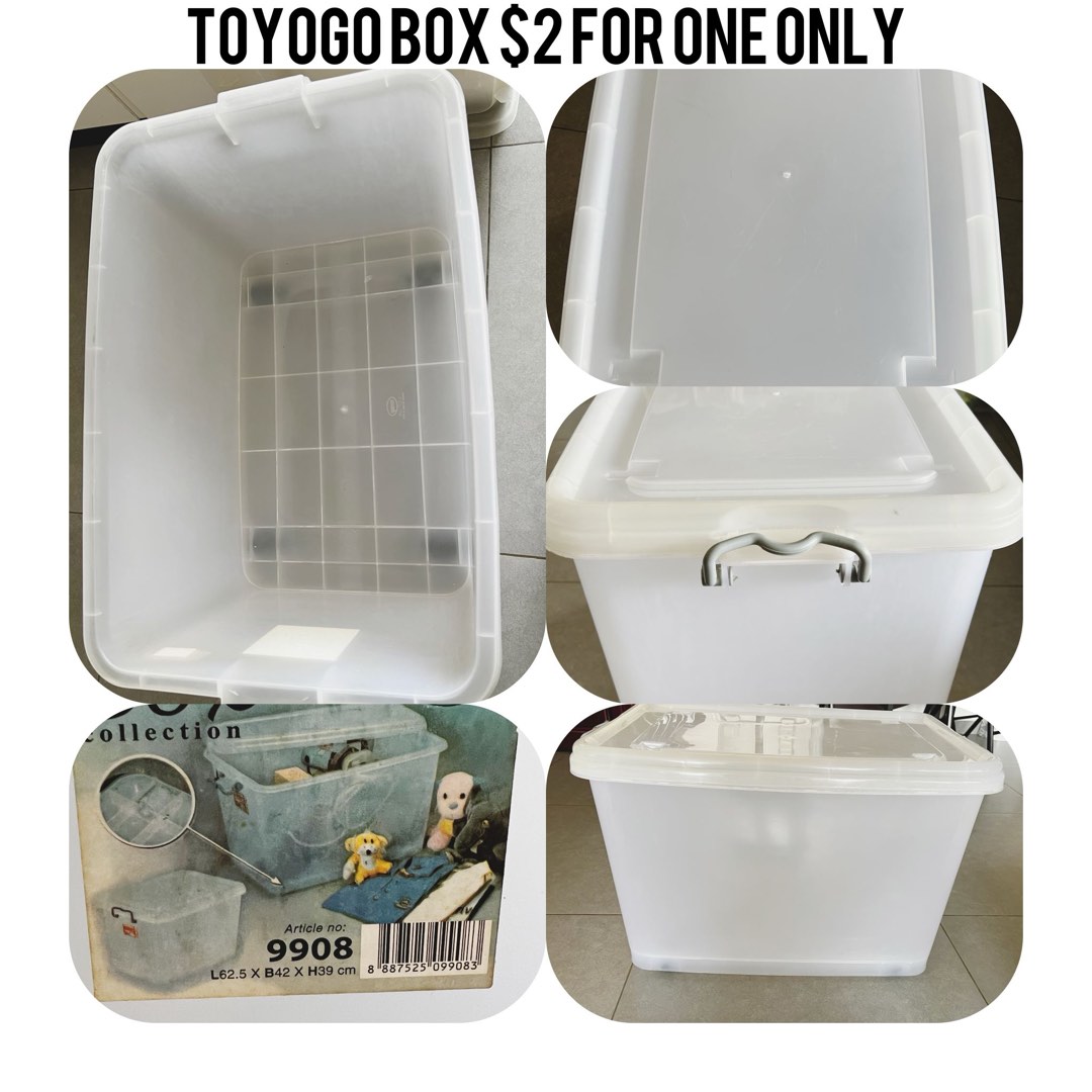 Toyogo Storage box $2 for one only!!, Furniture & Home Living, Home ...