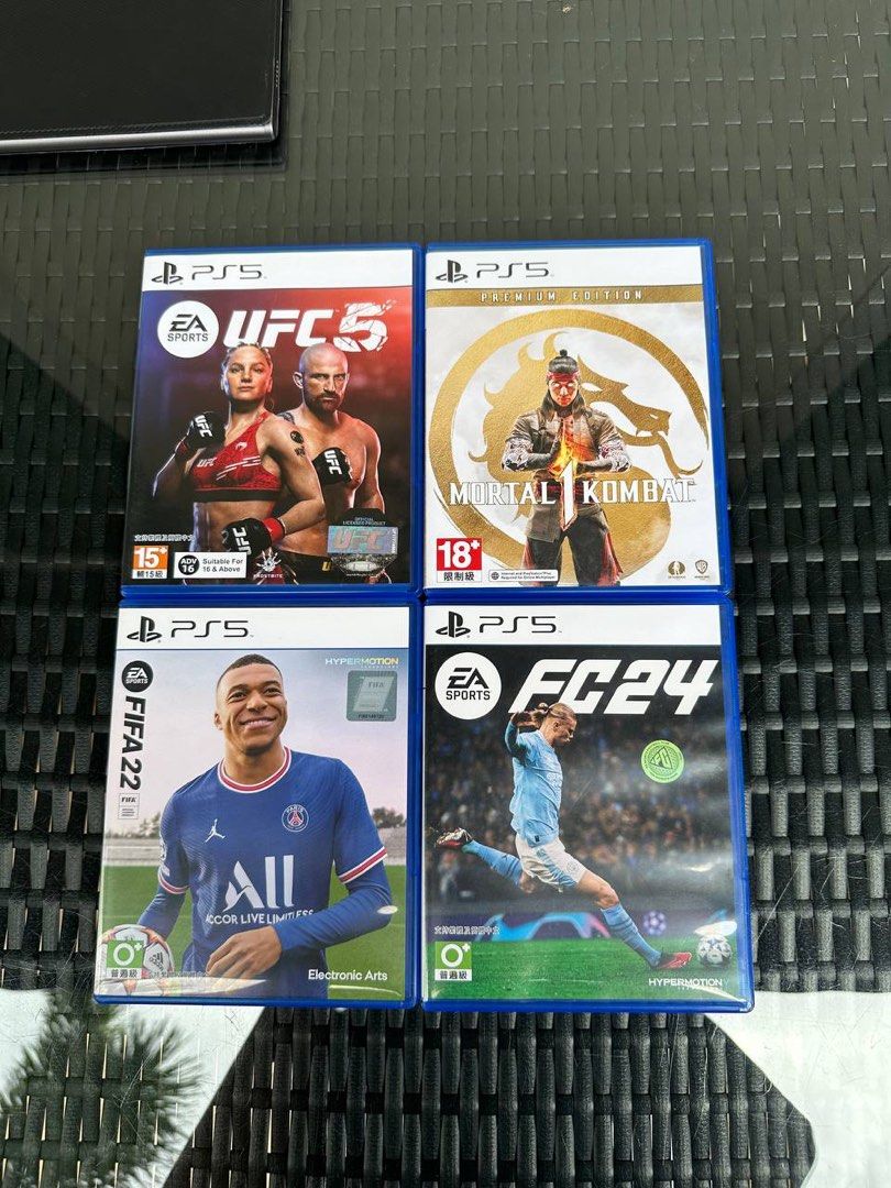 UFC 5 / Mortal Kombat 1 / FIFA 22 / FC 24, Video Gaming, Video Games ...
