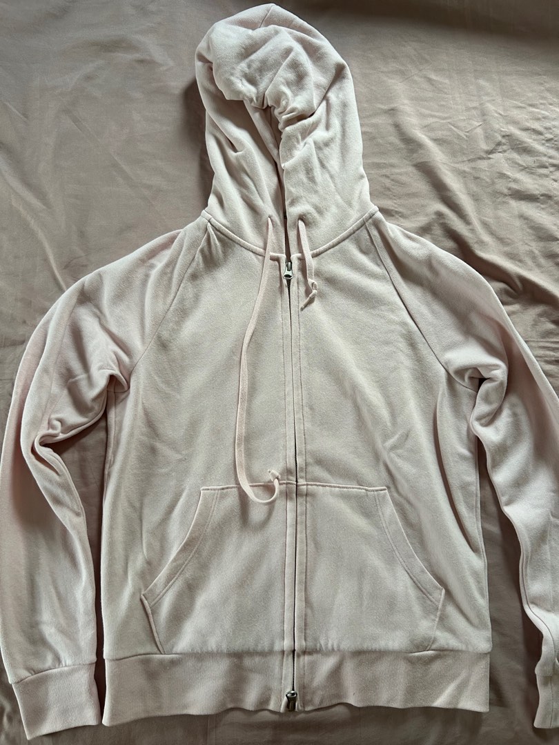 UNIQLO Light pink Jacket Coquette, Women's Fashion, Coats, Jackets and ...