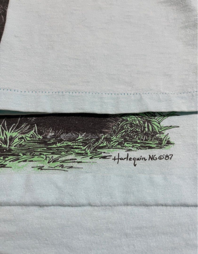 Vintage 1987 Animal Graphic (Silverback Gorilla) Tee, Men's Fashion ...