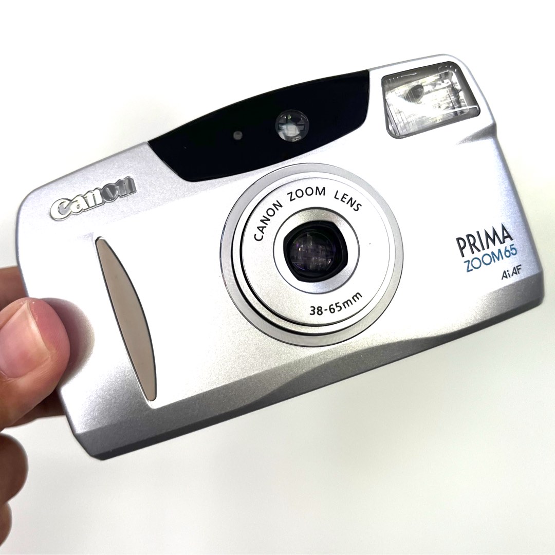 Vintage 35mm Canon Prima Zoom 65 film camera, Photography, Cameras on ...