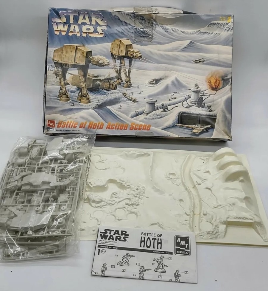 Vintage AMT / ERTL Star Wars Battle Of Hoth Action Scene, Toys ...
