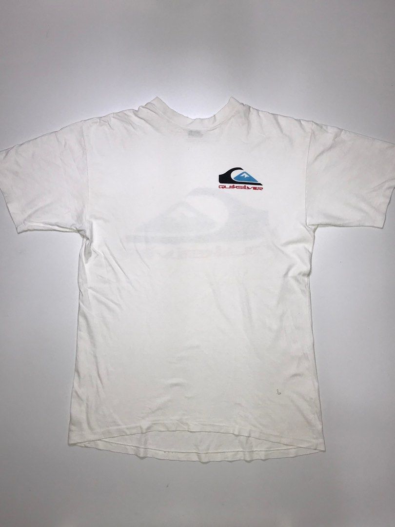 Vintage Quicksilver Logo Tee, Men's Fashion, Tops & Sets, Tshirts ...