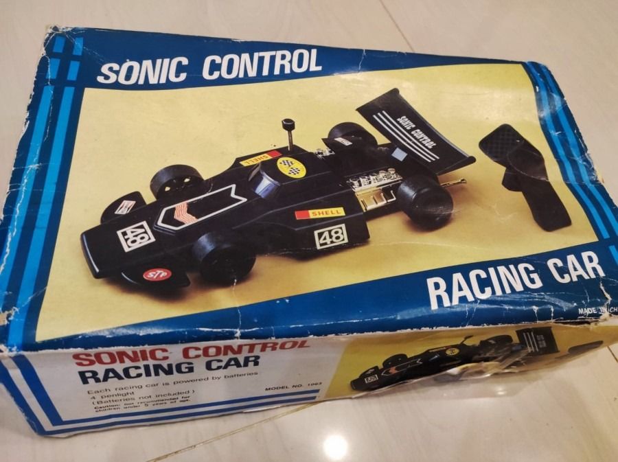 Vintage Toy Sonic Control Racing Car, Toys & Collectibles, Mainan di ...