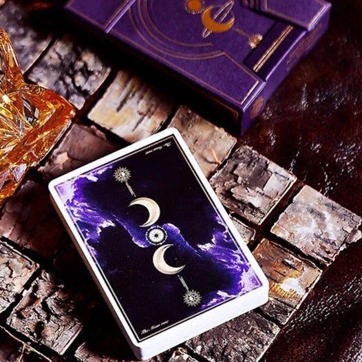 Violet Luna Moon Deluxe Edition Playing Cards 紫月神典藏版撲克牌 啤牌 限量已絕版！！, 興趣及 ...