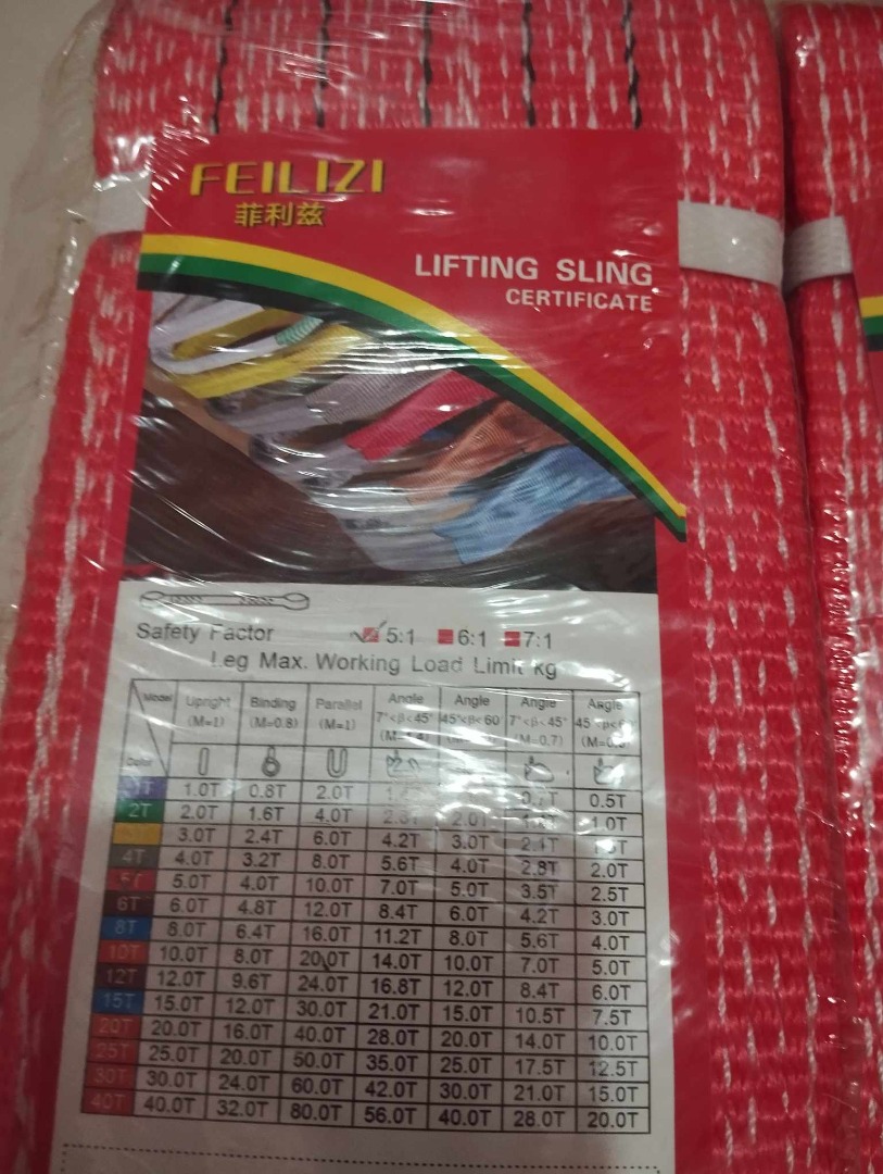 Web Sling, Commercial & Industrial, Industrial Equipment on Carousell