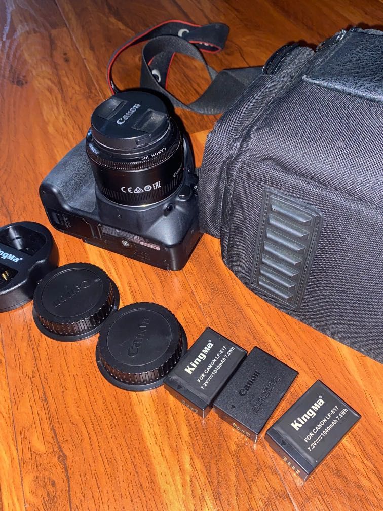 WHOLE SET canon 200d, Photography, Cameras on Carousell