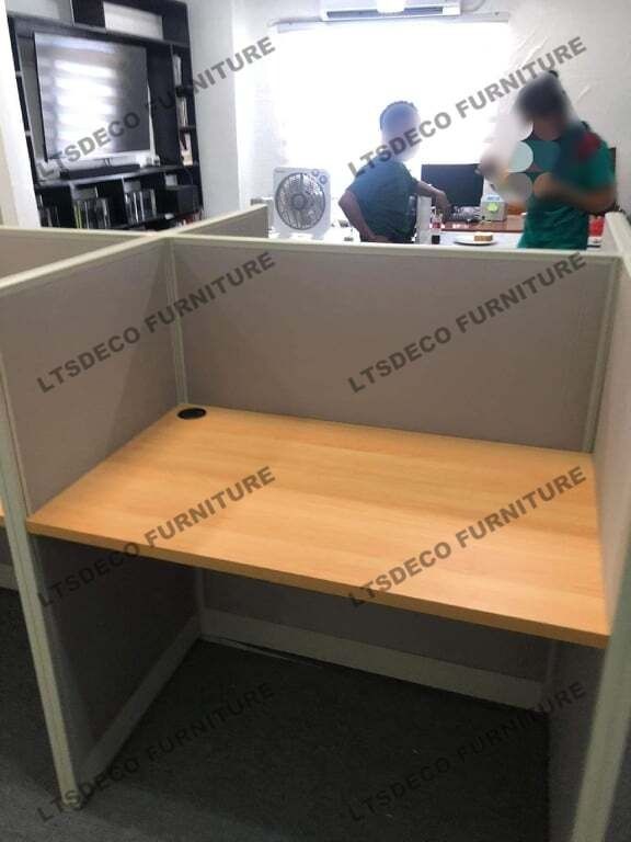workstation bpo table furniture office partition, Furniture & Home ...