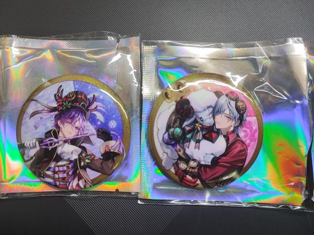 [WTS] Uki Violeta & Fulgur Ovid collab badges, Hobbies & Toys, Toys ...