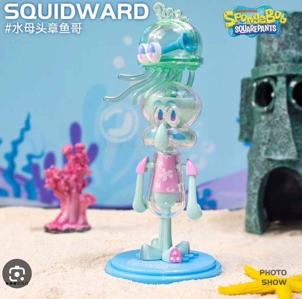 WTT/WTS Miniso Spongebob Jellyfish [ non Popmart ], Hobbies & Toys ...