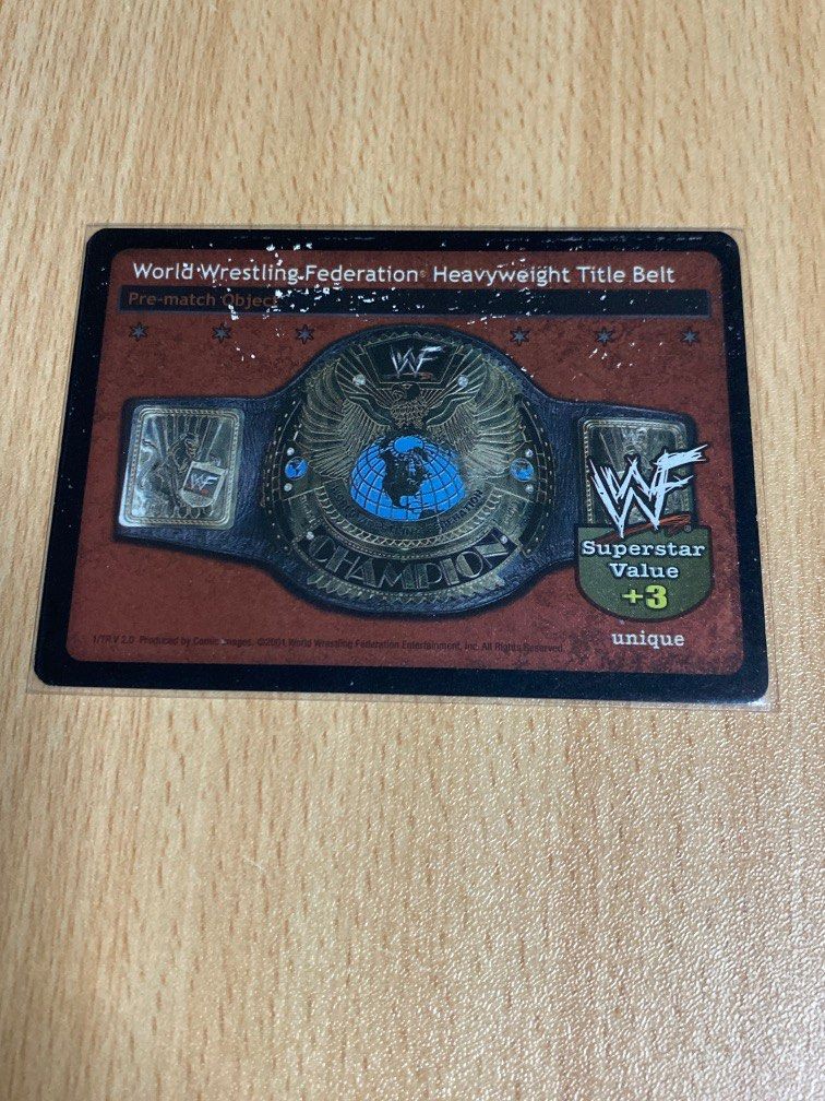WWe Raw Deal - WWF Heavyweight Title Belt, Hobbies & Toys, Memorabilia ...