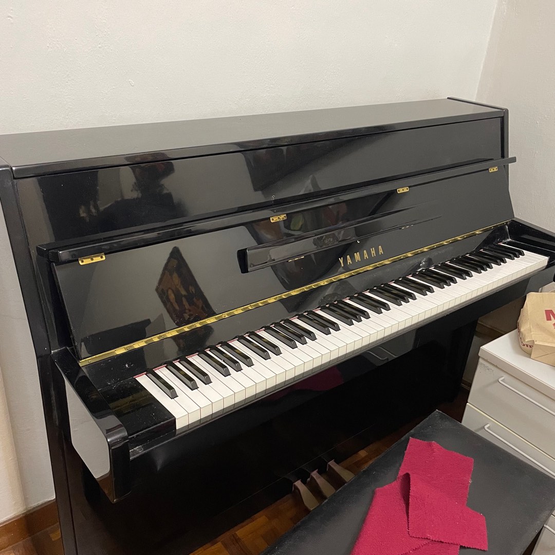 YAMAHA piano upright LU100 PE, Hobbies & Toys, Music & Media, Musical ...