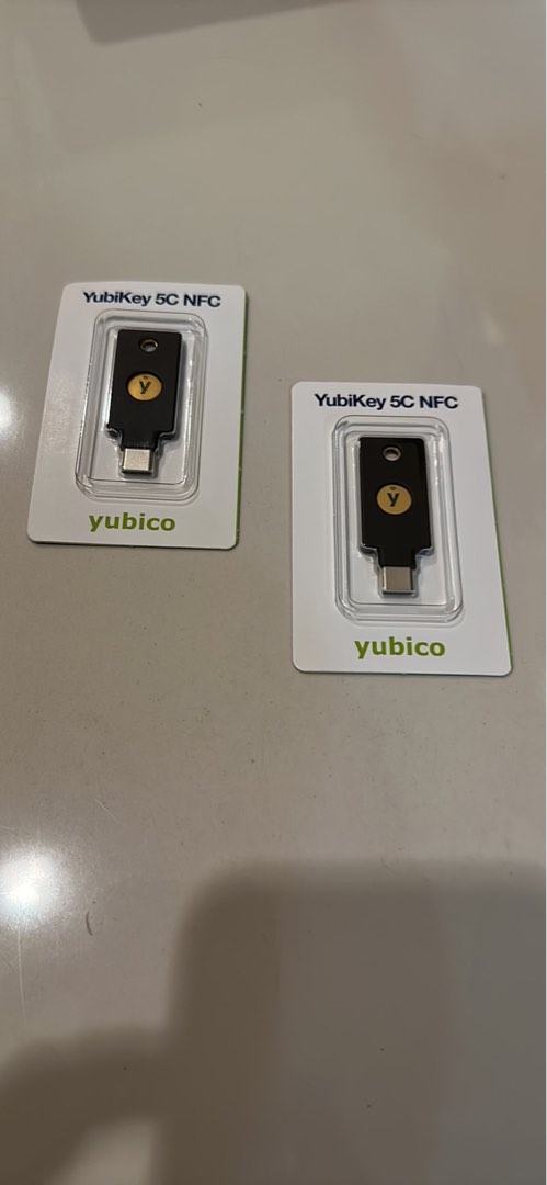 Yubikey 5C NFC USB-C, Computers & Tech, Parts & Accessories, Other ...