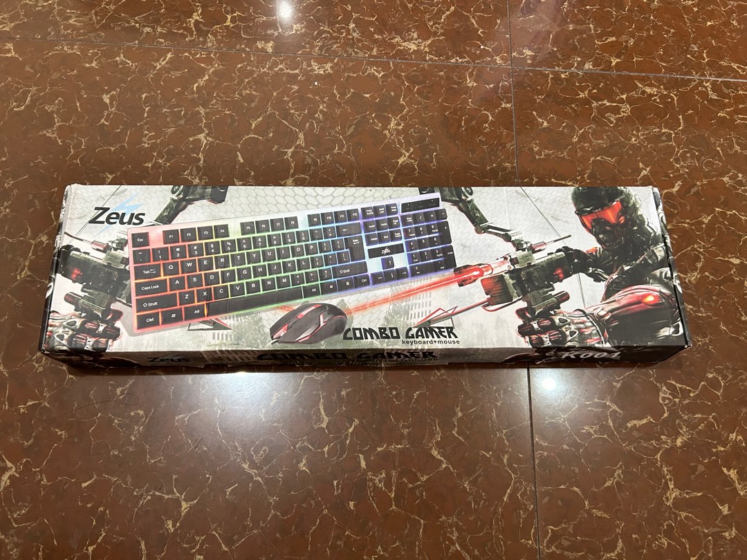 Zeus Combo Gamer Keyboard & Mouse, Computers & Tech, Parts ...