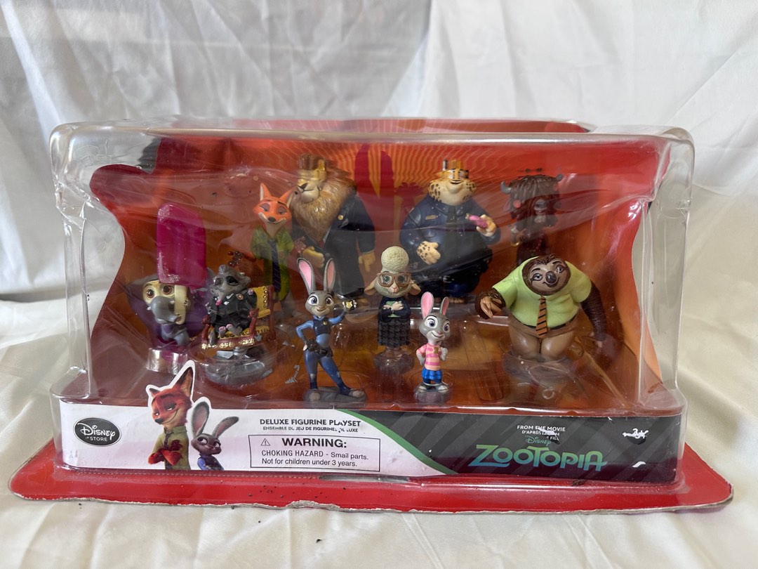 ZOOTOPIA 10pcs FIGURINE SET, Hobbies & Toys, Toys & Games on Carousell