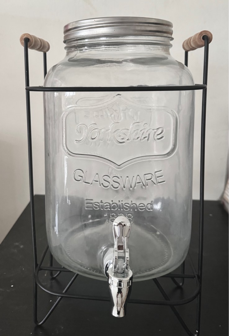 10 kg transparent Juice Jar 54L, Furniture & Home Living, Kitchenware ...