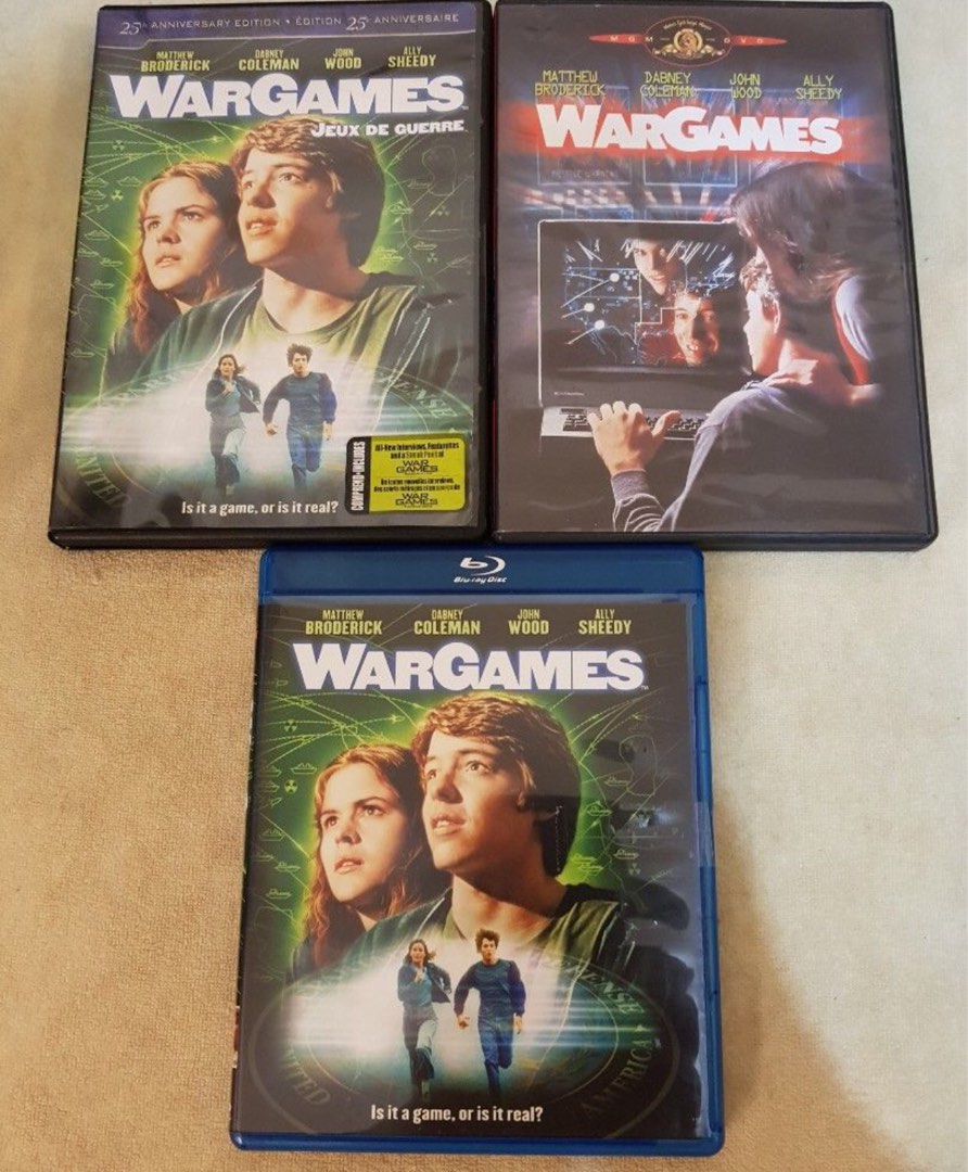 1983 WarGames 1st Press Original USA Blu-Ray And Code 1 DVD, Hobbies & Toys, Music & Media, CDs ...