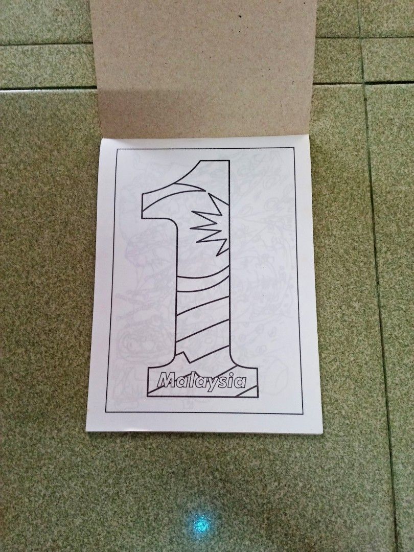 saya anak malaysia coloring pages