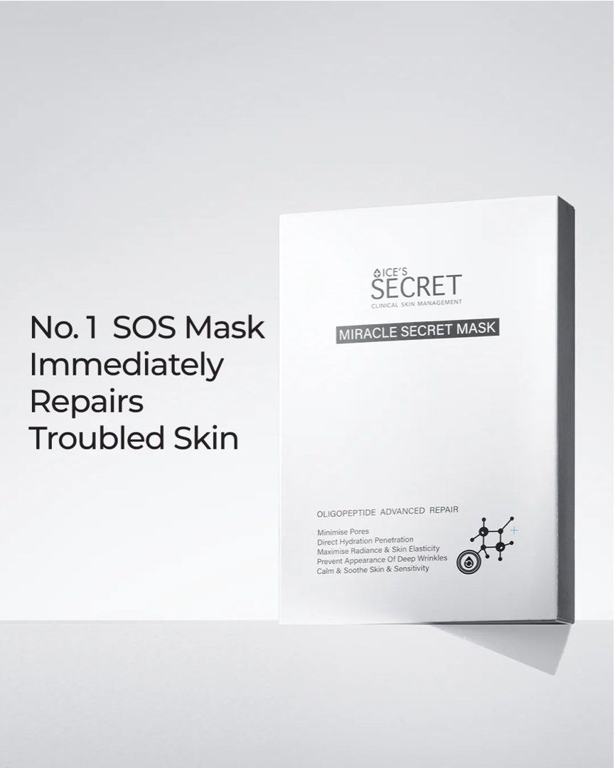 (5 boxes) ICE’s SECRET Miracle Secret Mask (expiry July 2026), Beauty ...