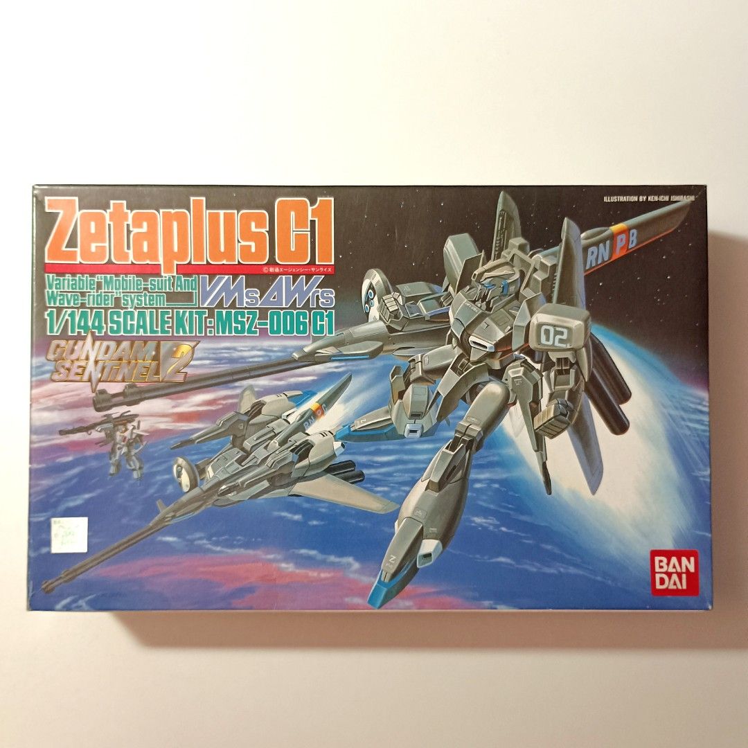 老模 1/144 Zeta Plus C1 Z Gundm MSZ-006C1 高達改 可变形 Wave Rider Bandai FG ...