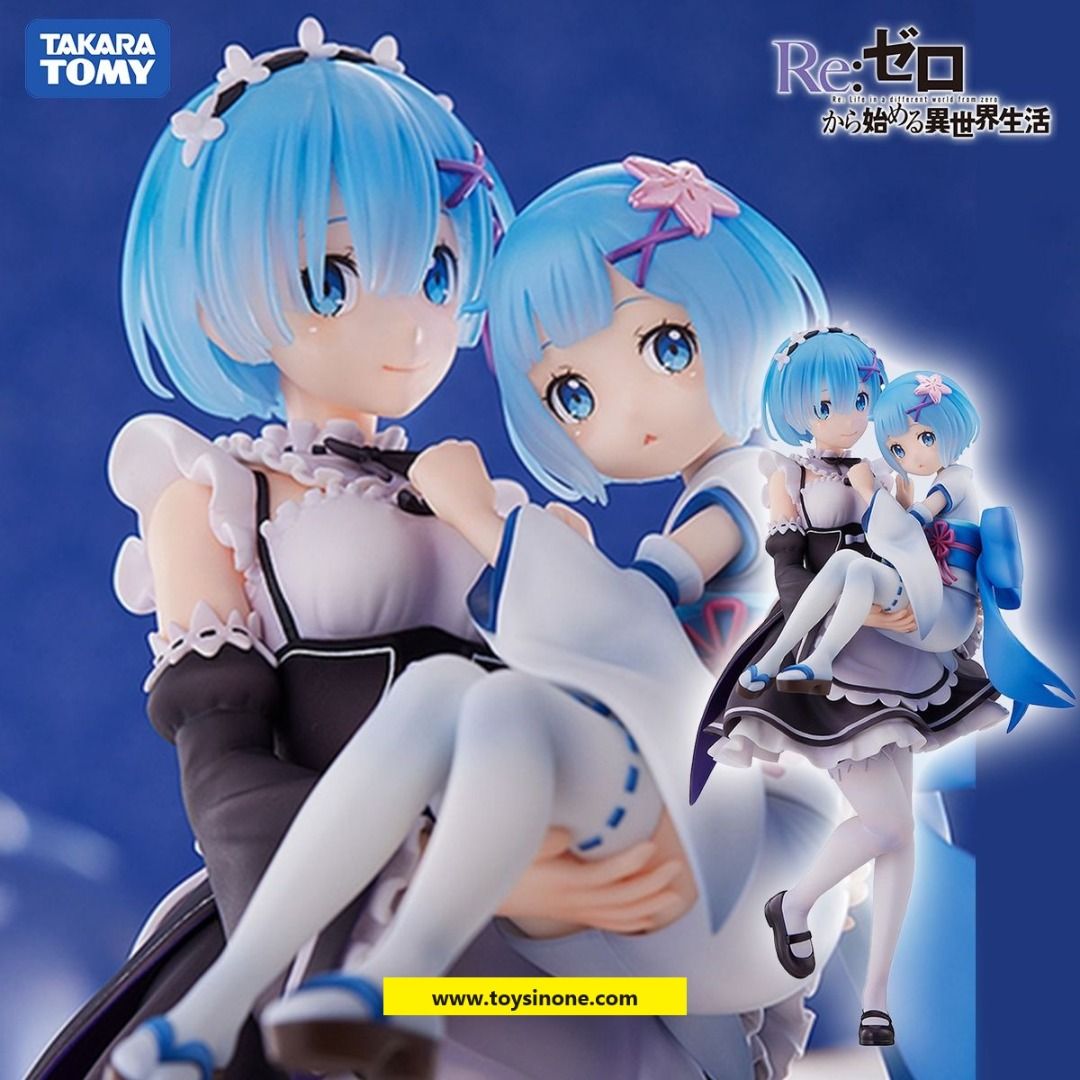 《全新 未開封 現貨》Takara Tomy S-Fire Re:從零開始的異世界生活 模型 雷姆＆童年雷姆 1/7 PVC 模型, 興趣及遊戲, 玩具 & 遊戲類 - Carousell