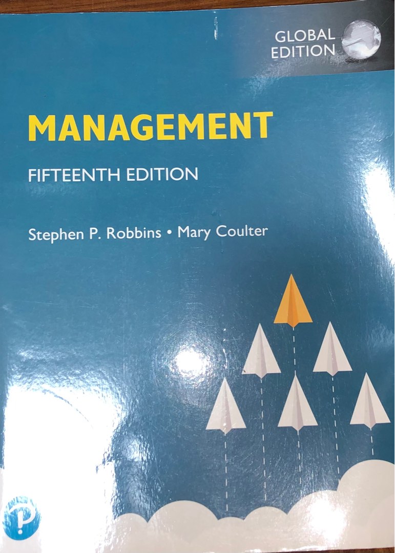 大學書 Management 15th edition Stephen P. Robbins & Mary A. Coulter, 興趣及遊戲 ...
