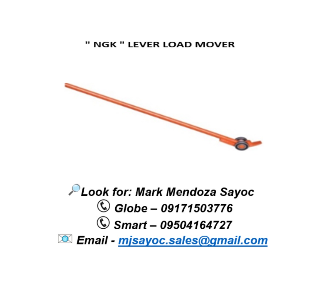 " NGK " LEVER LOAD MOVER, Commercial & Industrial, Construction Tools ...