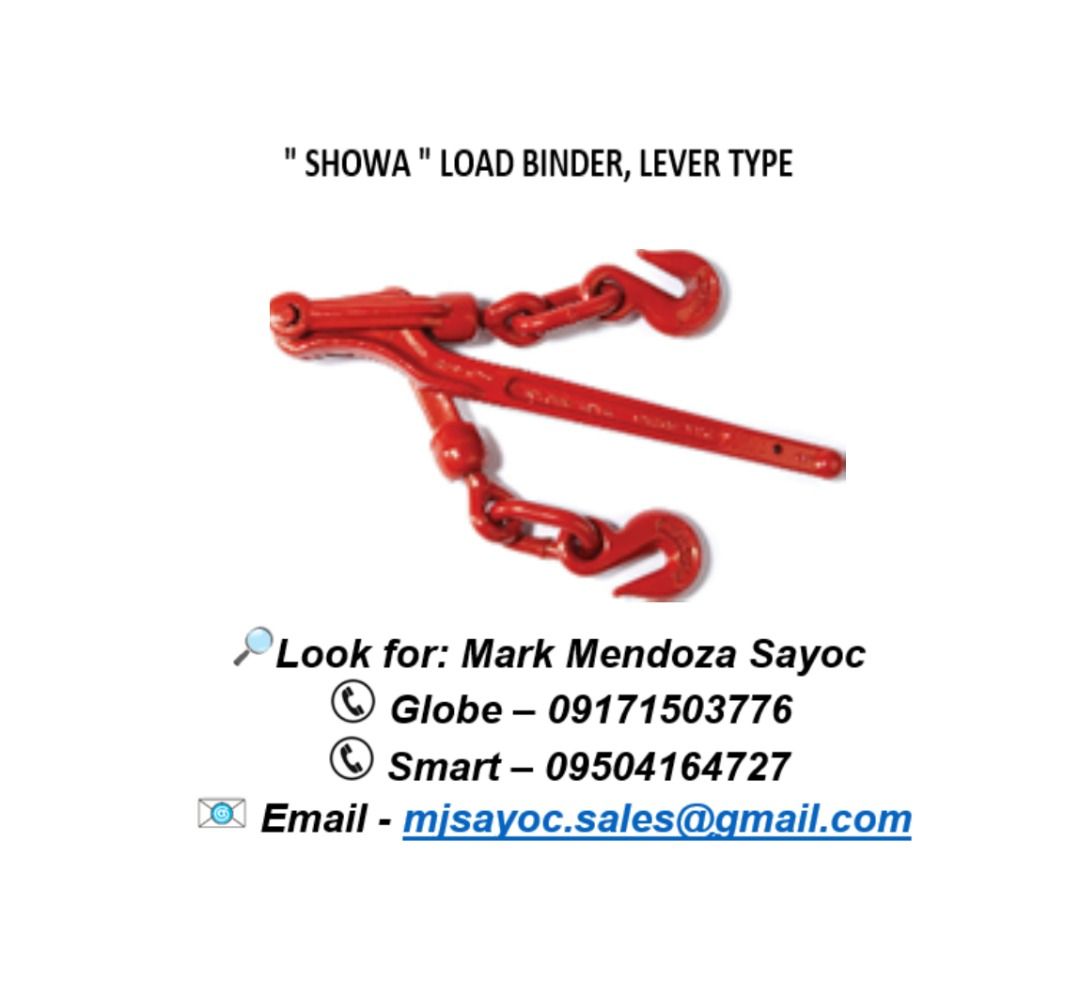 " SHOWA " LOAD BINDER, LEVER TYPE, Commercial & Industrial ...