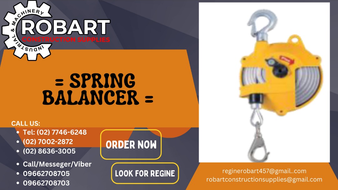 = SPRING BALANCER =, Commercial & Industrial, Construction Tools ...