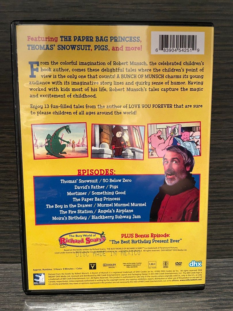 A Bunch of munsch the complete series dvd, Hobbies & Toys, Music ...