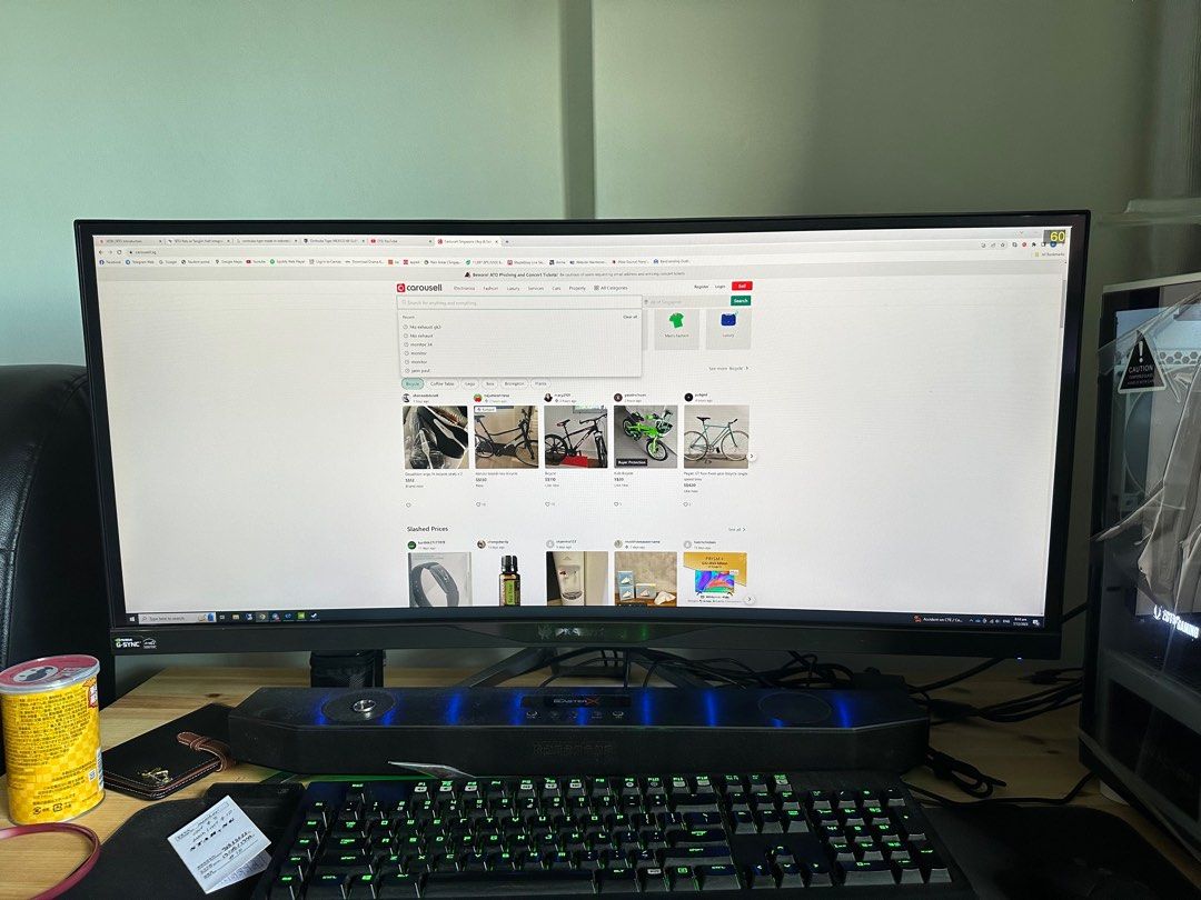 Acer Predator x34 100hz, Computers & Tech, Parts & Accessories, Monitor ...