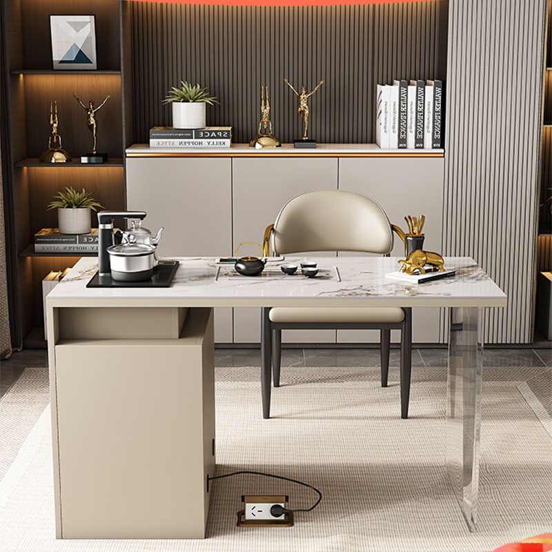 Acrylic tea table and chair combination home balcony modern minimalist ...