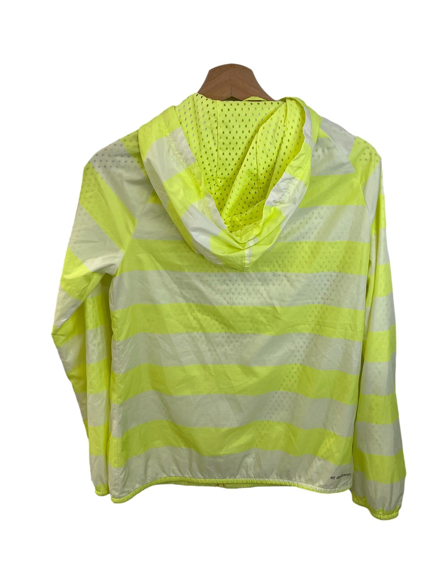 Adidas Neon Green Windbreaker, Women's Fashion, Activewear on Carousell
