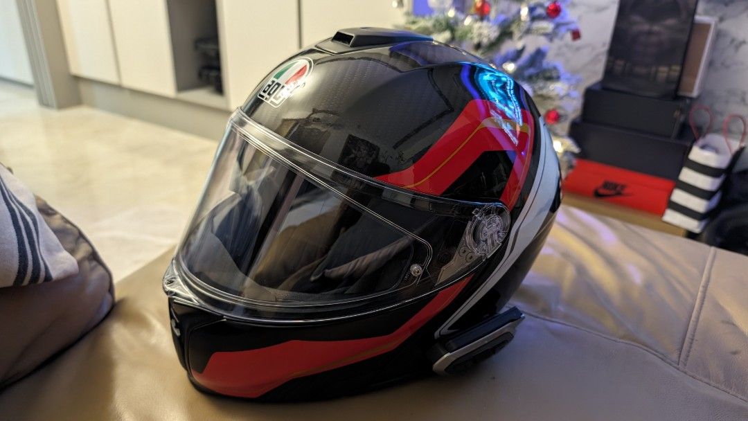 AGV Sportmodular Carbon with Sena50R - M size, PSB, Motorcycles ...