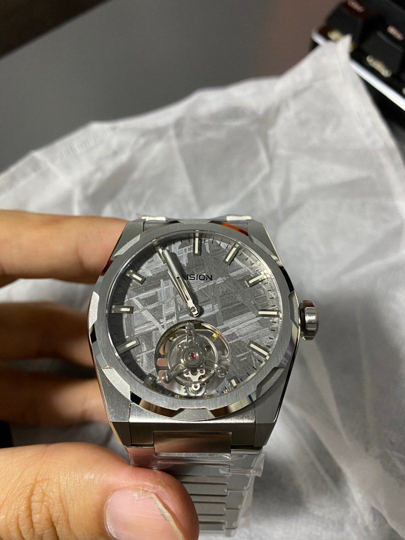 Aision Raw meteorite tourbillion, Luxury, Watches on Carousell