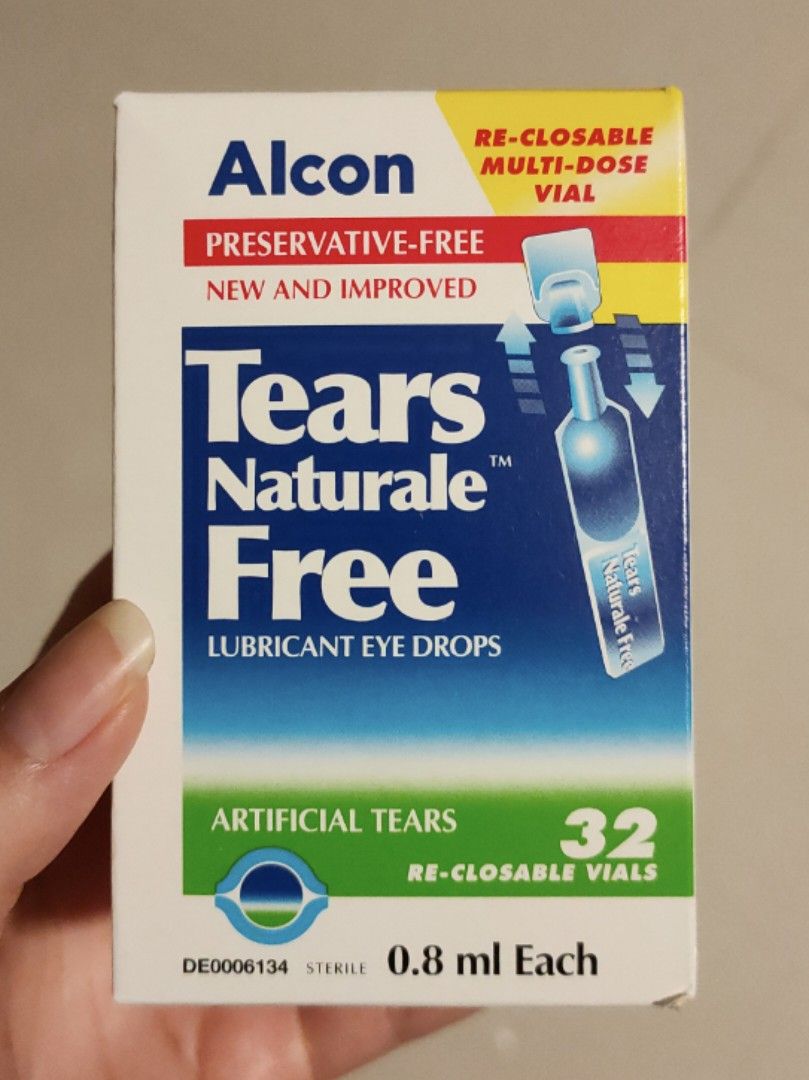 Alcon Tears Naturale Free Eye Drops, Beauty & Personal Care, Vision ...