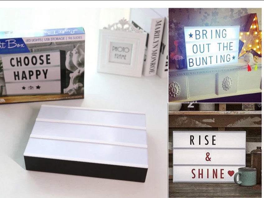 Alphabet Light Box with 2 sets of alphabets, Hobbies & Toys, Stationery ...