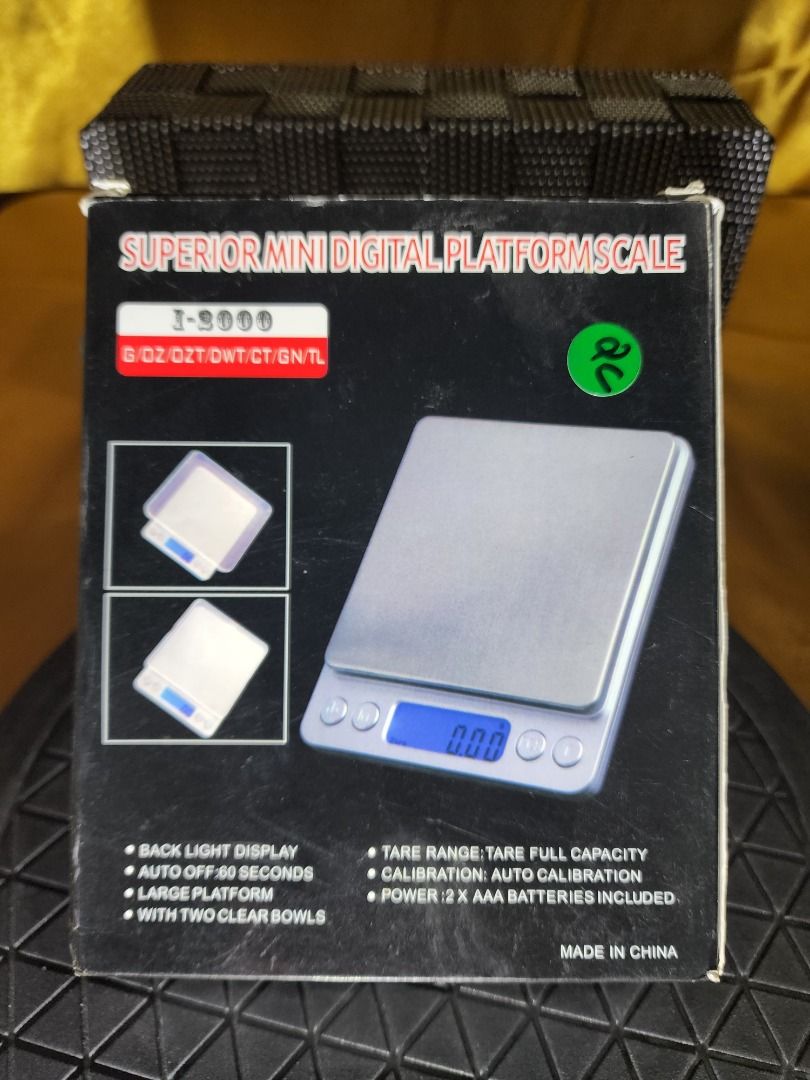 Amir Superior Mini Digital Platform Scale (I-2000), Furniture & Home ...