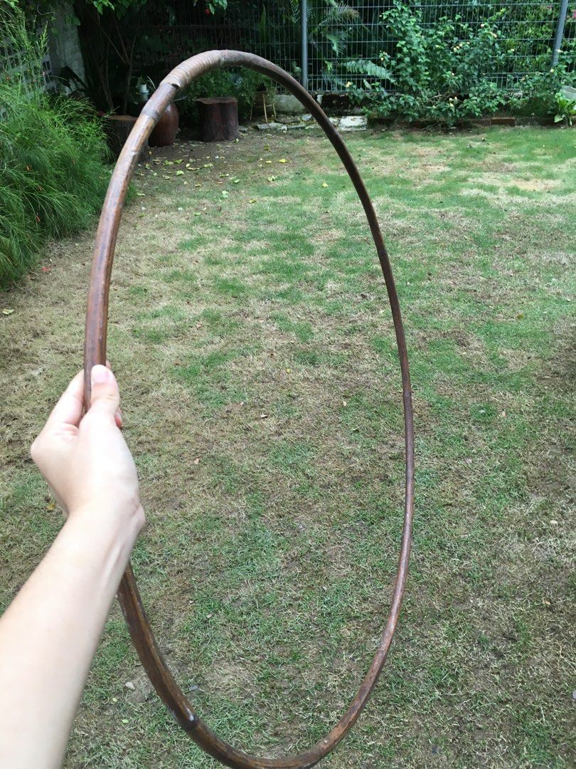 Antique rattan hula hoop, Hobbies & Toys, Toys & Games on Carousell