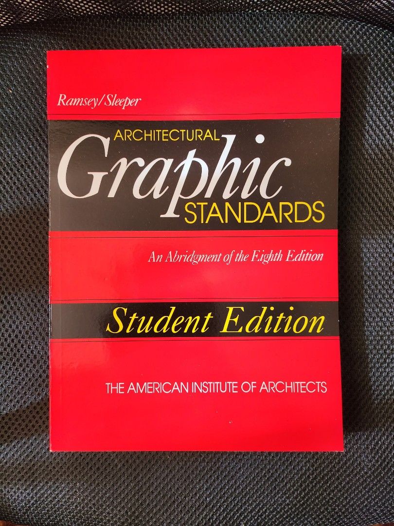 Architectural Graphic Standards (Student Edition), Hobbies & Toys, Books & Magazines, Textbooks ...