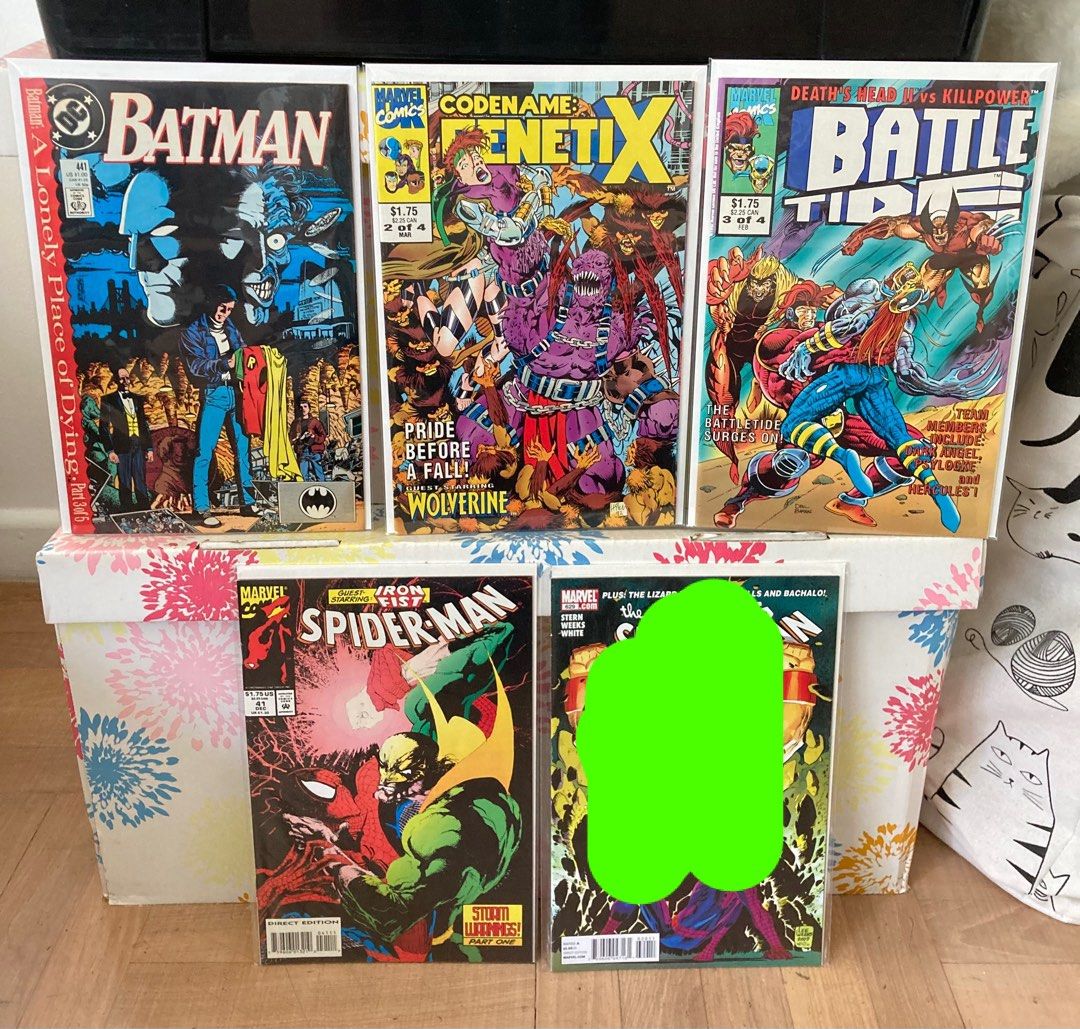 Assorted comics ( marvel , dc , x-men , battle tide , Batman , codename ...