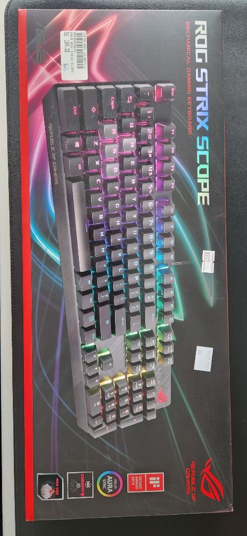Asus Republic of Gamer (ROG) Strix Scope Mechanical Gaming Keyboard ...