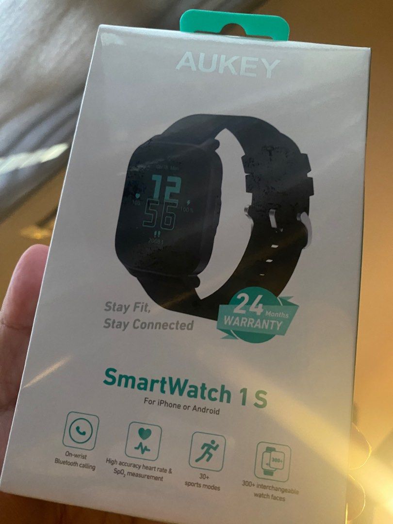 Aukey Smartwatch 1S, Mobile Phones & Gadgets, Wearables & Smart Watches ...