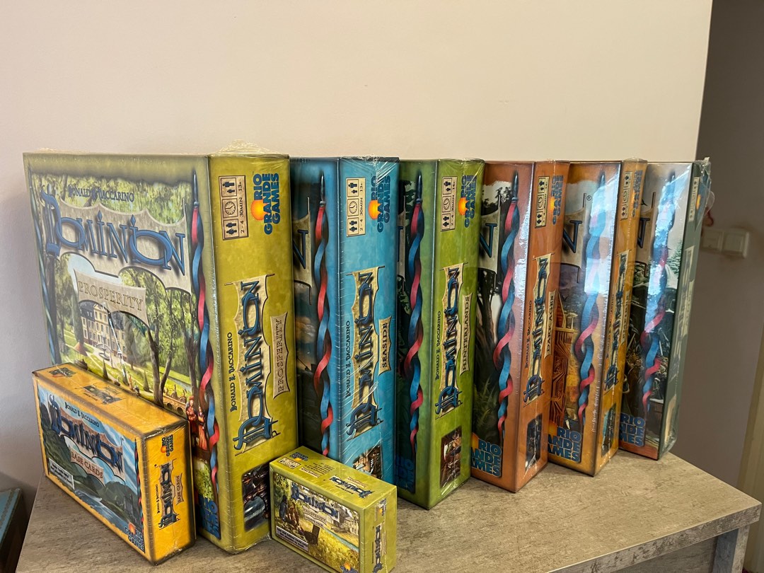 (authentic) Dominion Seaside / Prosperity / Hinterlands / Dark Ages ...