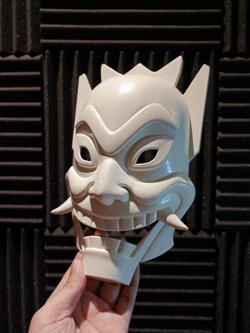 Avatar: The Last Airbender - Zuko Blue Spirit Mask Unfinished, Hobbies ...
