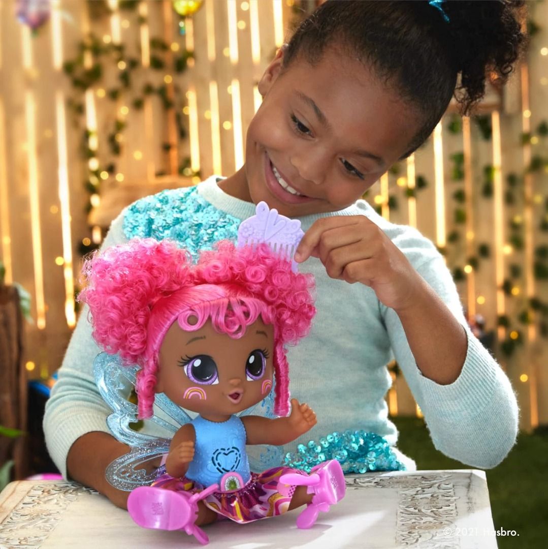 Baby Alive GloPixies Doll, Gabi Glitter, Glowing Pixie Doll Toy for ...